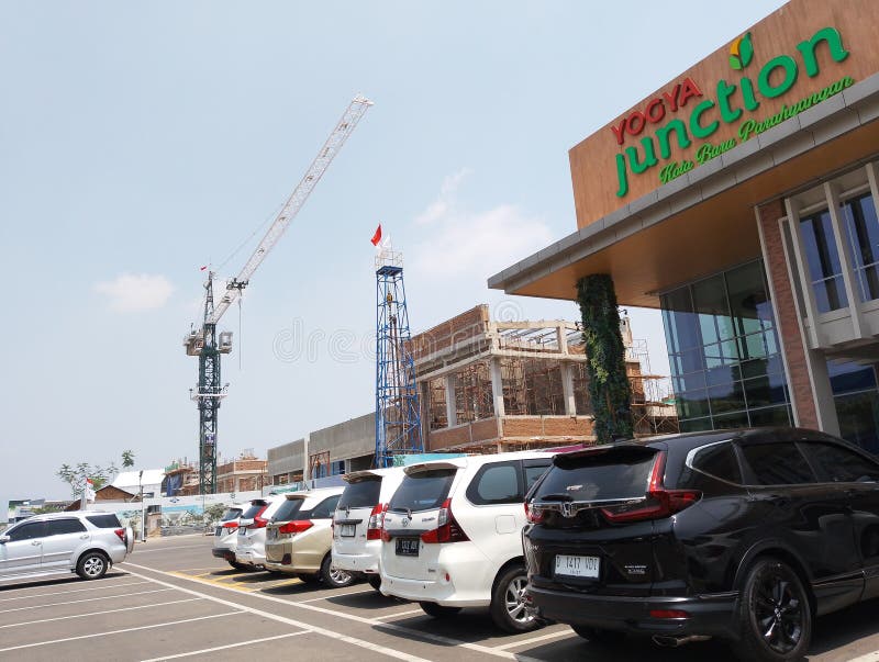 A Construction Site with a Building Under Massive Development Editorial ...