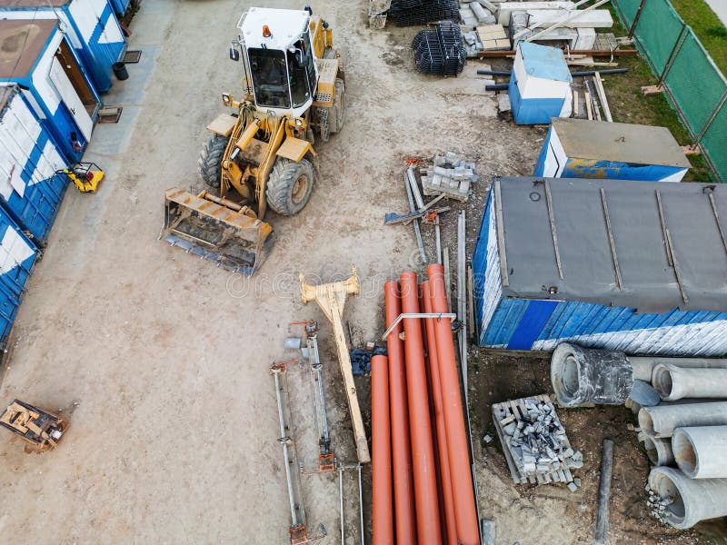 Construction Site Buzz: Heavy Machinery and Building Materials ...