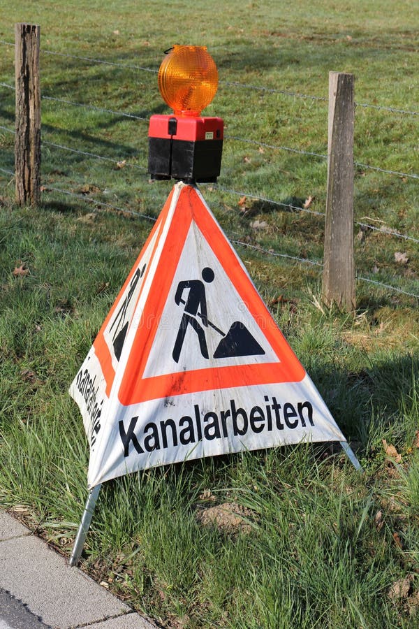 Construction Site - Channel Works Stock Photo - Image of canalisation ...