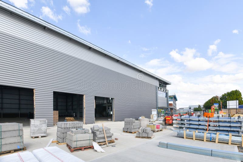 Construction site stock image. Image of engineering - 270960751