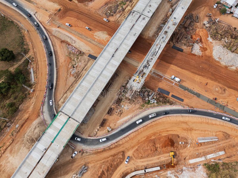 The Construction Site before the Construction of the Concrete Bridge ...
