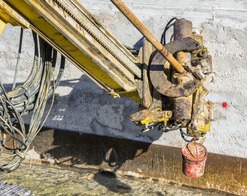 Construction Site, Construction Machinery. Stock Photo - Image of ...