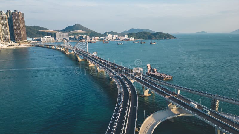 16 Oct 2022 the Construction Site of Cross Bay Link, Tko Editorial ...