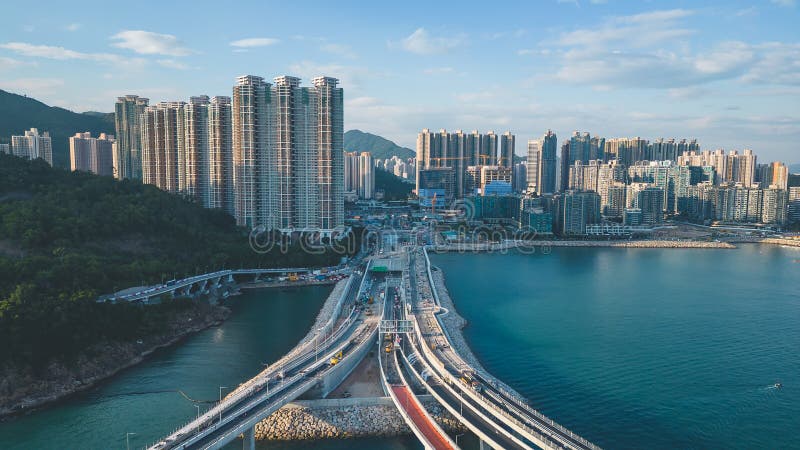 16 Oct 2022 the Construction Site of Cross Bay Link, Tko Editorial ...