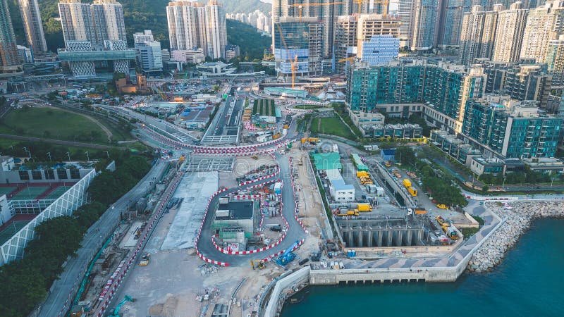 16 Oct 2022 the Construction Site of Cross Bay Link, Tko Editorial ...