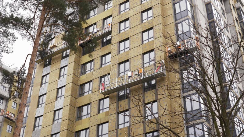 Construction Site. Development of Residential Apartment Complex ...