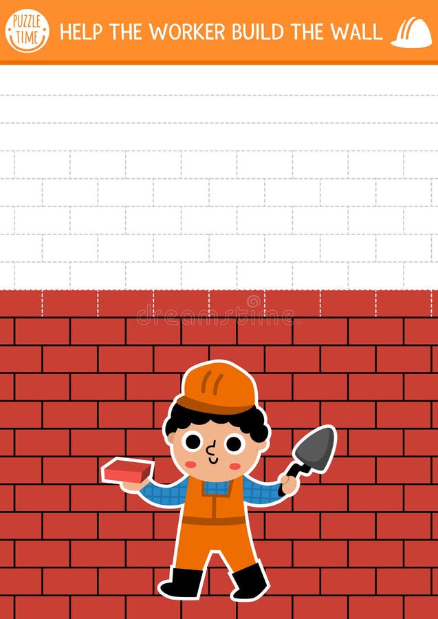 Construction Site Drawing and Writing Practice Activity with Builder ...