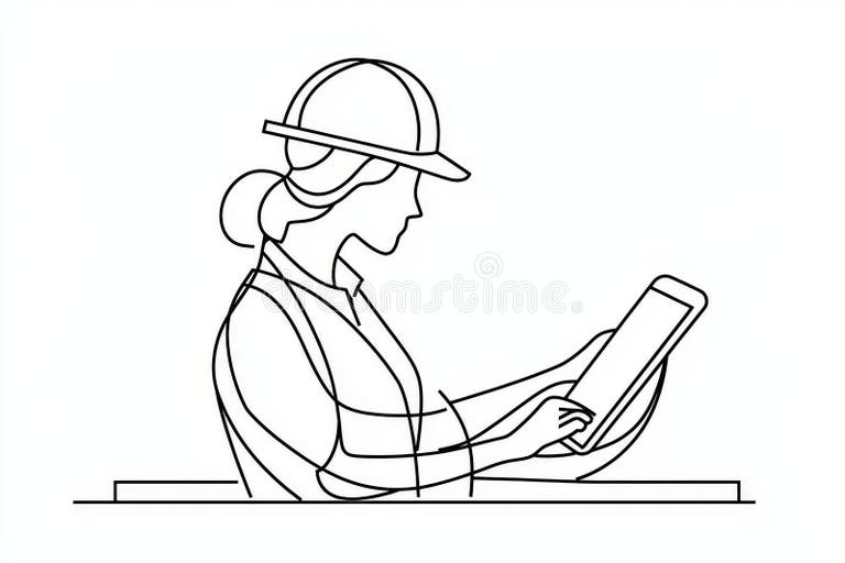 Drawing Engineer One Line Stock Illustrations – 1,121 Drawing Engineer ...