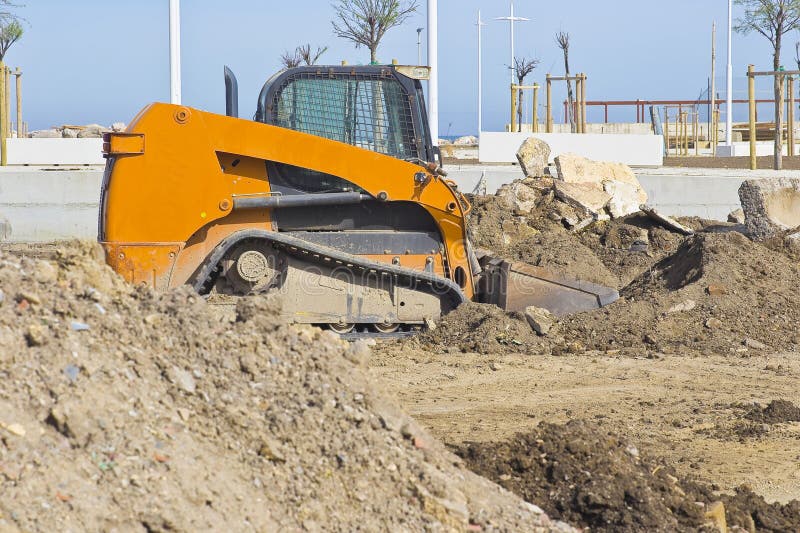 An Excavator in an Open Pit Mine Stock Image - Image of build, earth ...