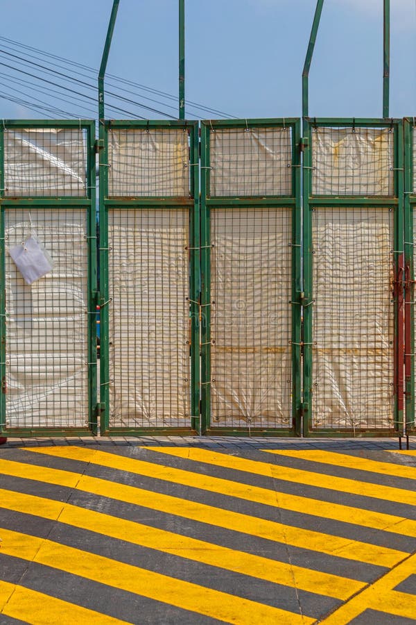 292 Construction Site Entrance Gate Fence Stock Photos - Free & Royalty ...