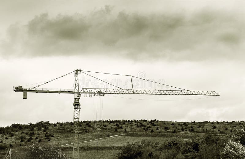 Construction site stock photo. Image of view, site, machinery - 82282172