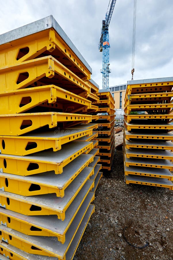 Construction site formwork stock image. Image of floor - 88527245