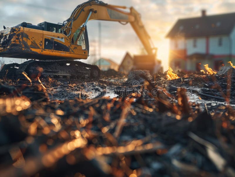 Construction Site stock image. Image of land, ground - 371683751