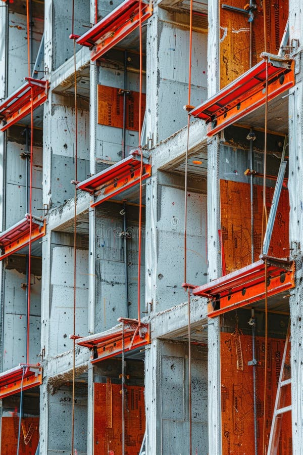 A Construction Site Image Showing a Building Under Renovation with ...