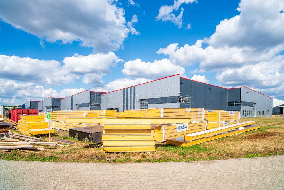 Construction Site with Insolation Material Editorial Photo - Image of structure, housing: 313280236