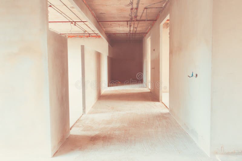 Construction Site Interior Building Plan Development on Housing Stock ...