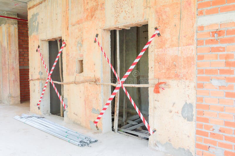 Construction Site Interior Building Plan Development on Housing with ...