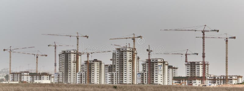 Construction Site in Israel Editorial Image - Image of quality, home ...