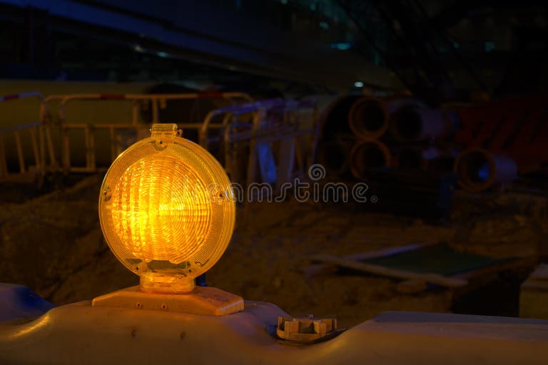 Construction site Lamp stock image. Image of engineering - 29724741