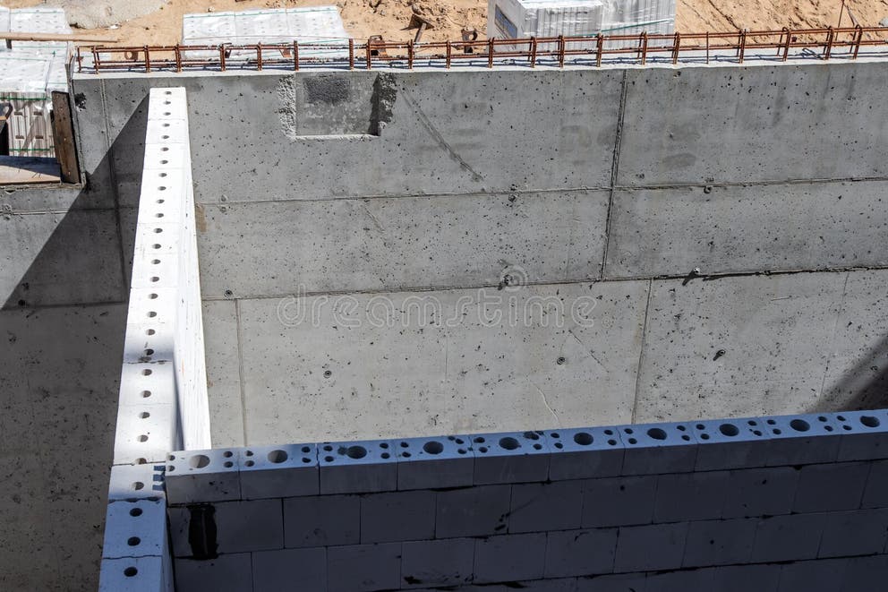 Construction site stock photo. Image of site, wall, flooring - 337215228