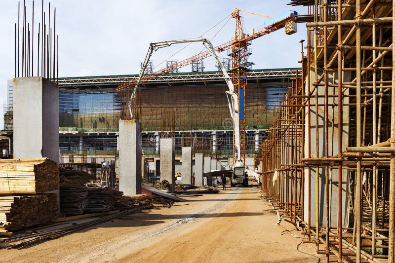 Construction site stock image. Image of development, ground - 94295993