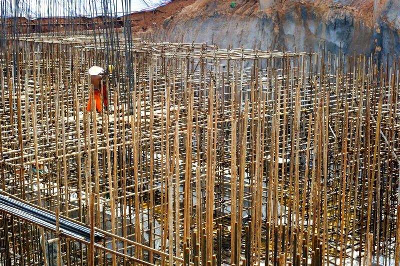 Construction site editorial stock image. Image of architect - 94296099