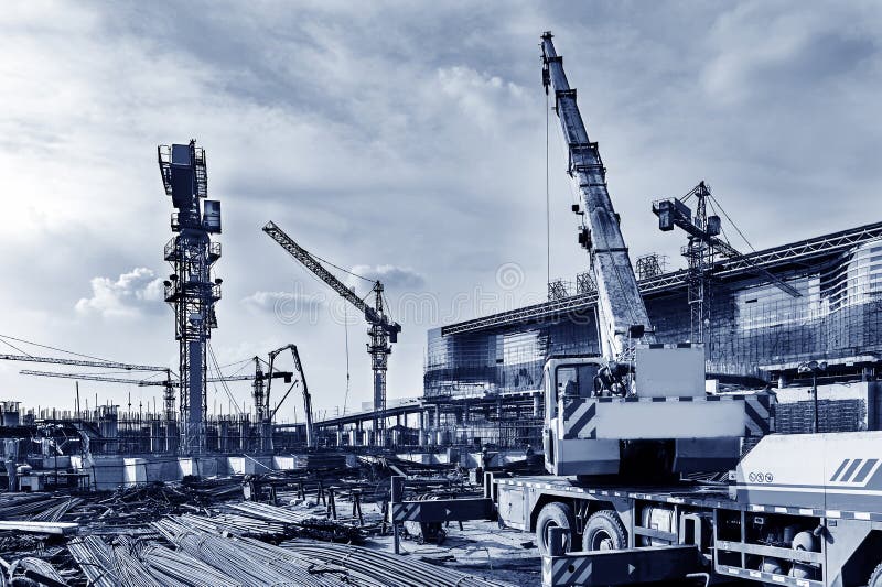 Construction site editorial photography. Image of labourer - 94296297