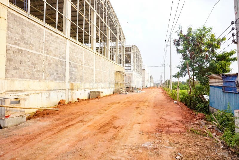Laterite Road Factory Building Stock Photos - Free & Royalty-Free Stock ...