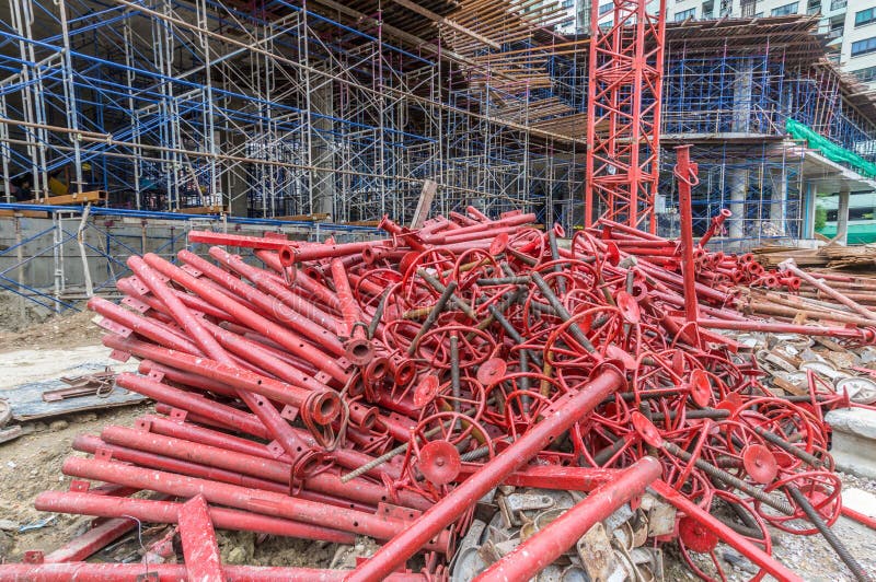 Construction site stock photo. Image of tall, equipment - 32633710
