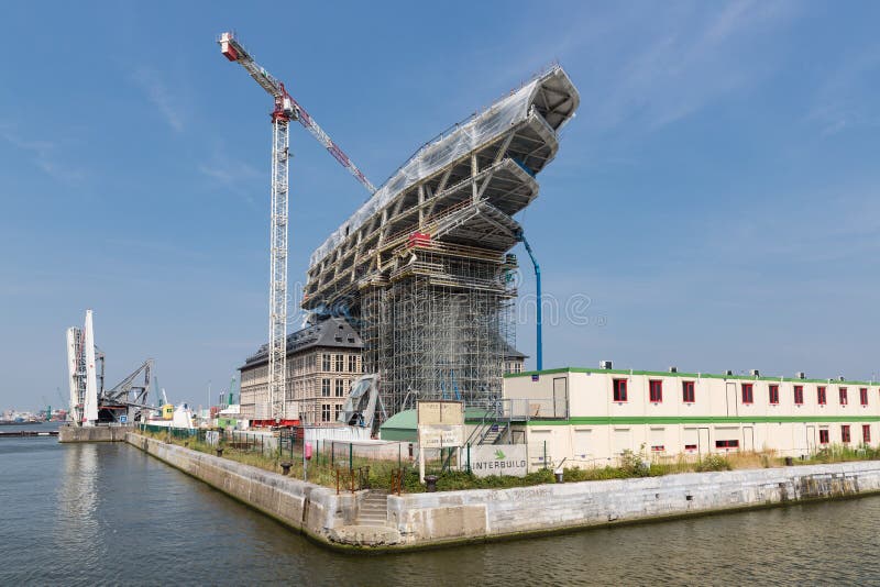 New Harbour Offices in the Port of Antwerp in Belgium Editorial Image ...