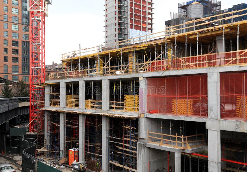 Construction stock image. Image of framing, operation - 87684203