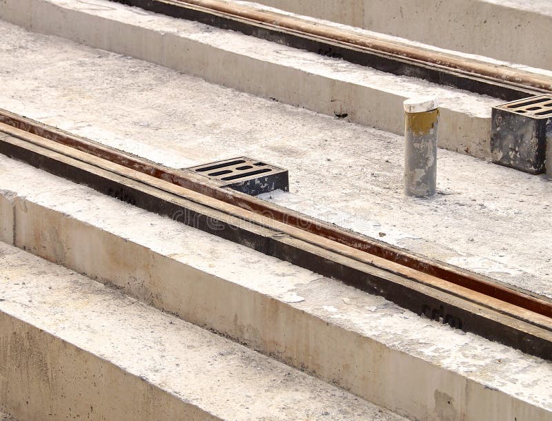 The Construction Site of New Light Rail Rapid Transportation System ...
