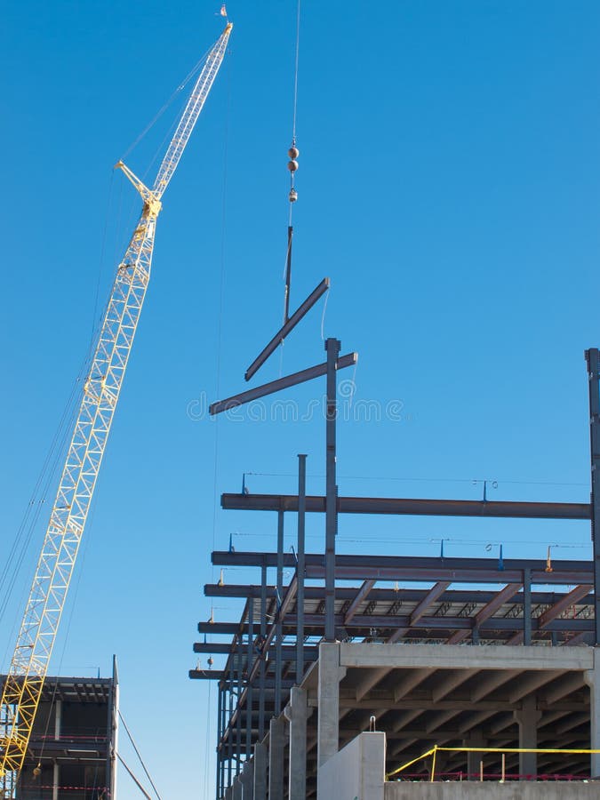 Construction site stock image. Image of industry, beam - 283737935