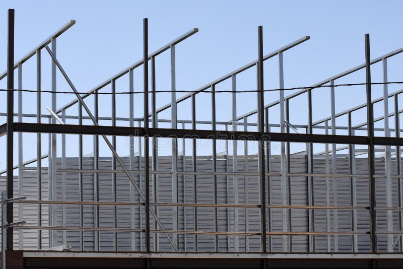 Construction Work in Process. Stock Image - Image of plans, contractor ...