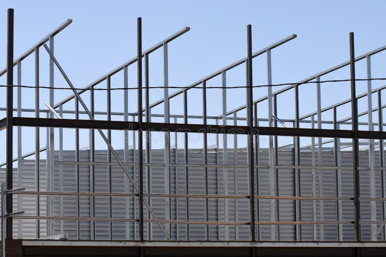 Construction Work in Process. Stock Image - Image of plans, contractor ...