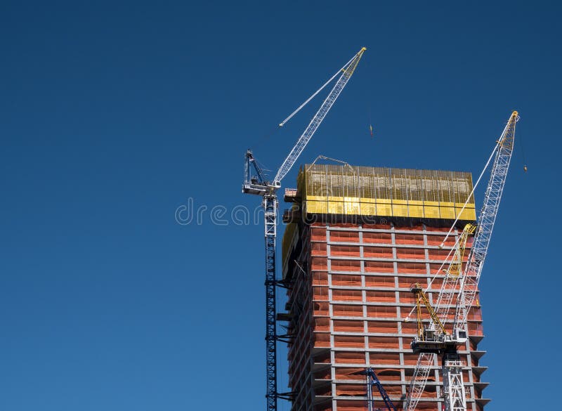 Construction Site in New York Editorial Stock Photo - Image of site ...