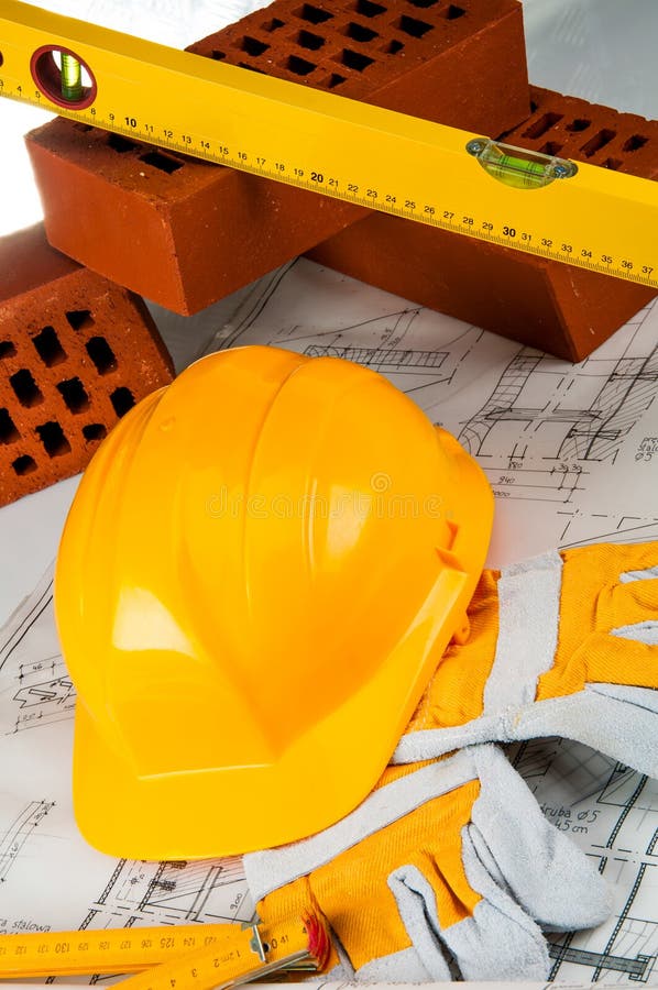 Construction Site Objects, Professional Building Stuff Stock Photo ...