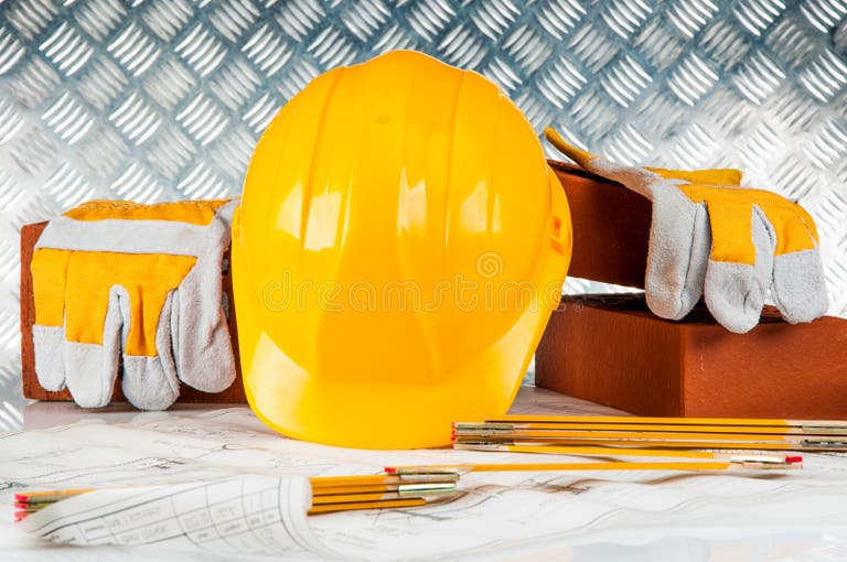 Construction Site Objects, Professional Building Stuff Stock Photo ...