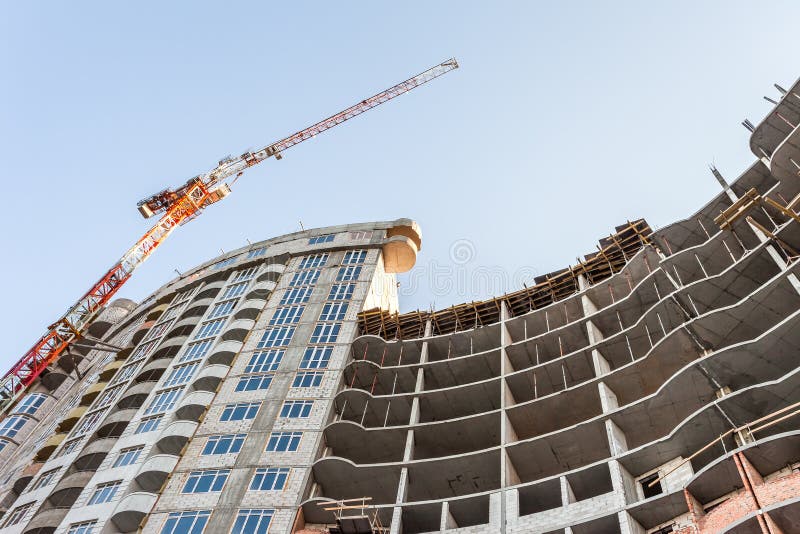 Construction site. stock photo. Image of building, downtown - 40687402
