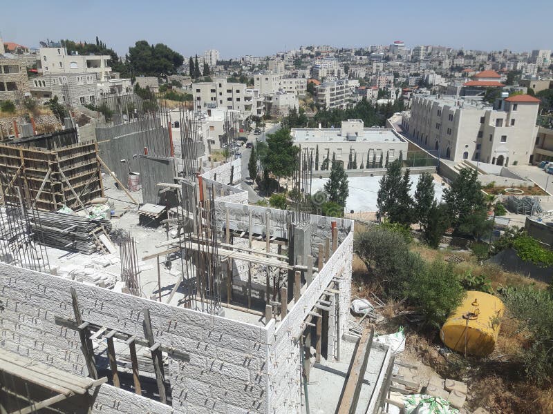 Construction Site Palestine Stock Image - Image of built, palestine ...