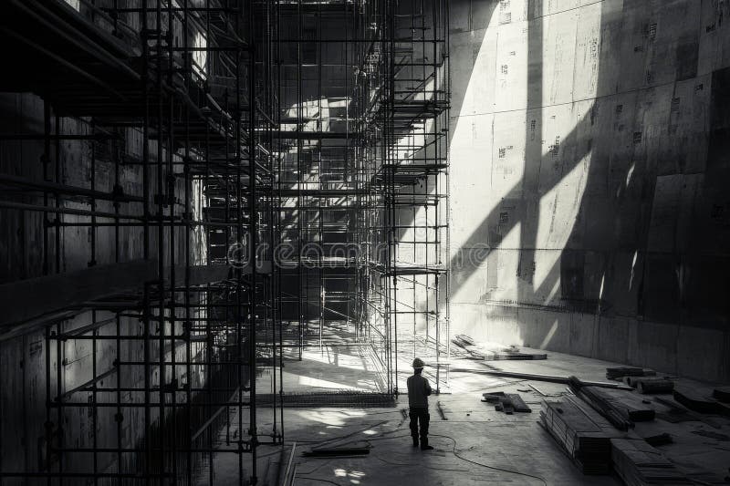 Construction Site Photography Capturing Industrial Development and ...