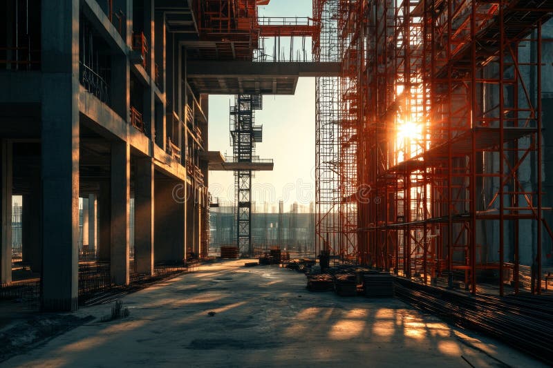 Construction Site Photography Showcasing Industrial Development and ...