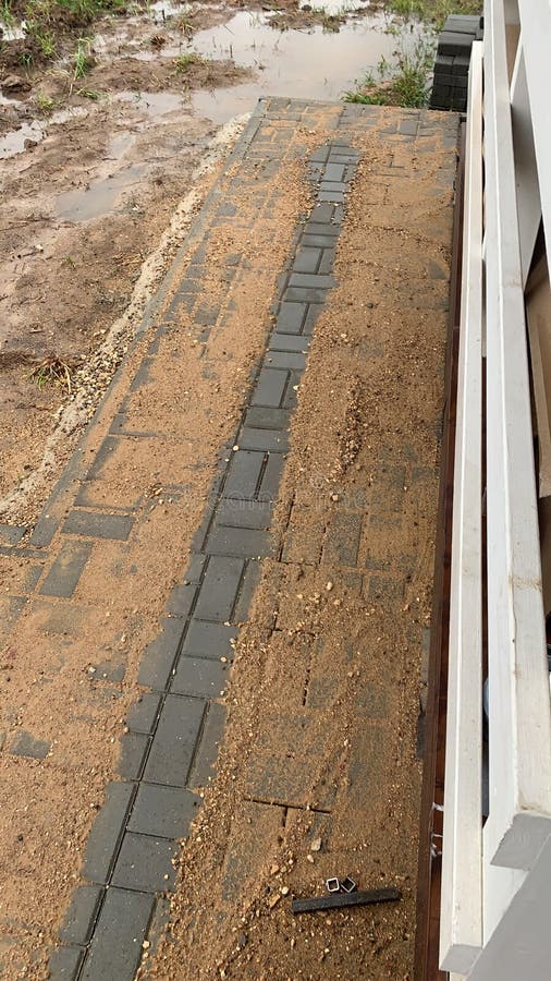 Construction Site Preparation Sewer Cleaning Paving Laying Preparatory ...