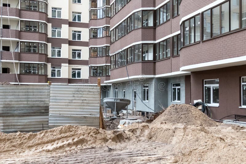 Construction Site Production Construction Architecture Stock Photo ...