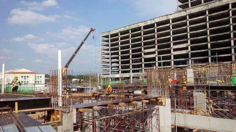 Construction Site on Progress during Daytime. Editorial Stock Photo ...