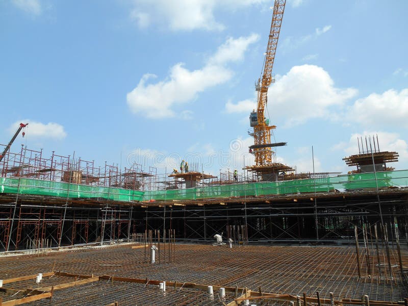 Construction Site in Progress Editorial Photography - Image of ...