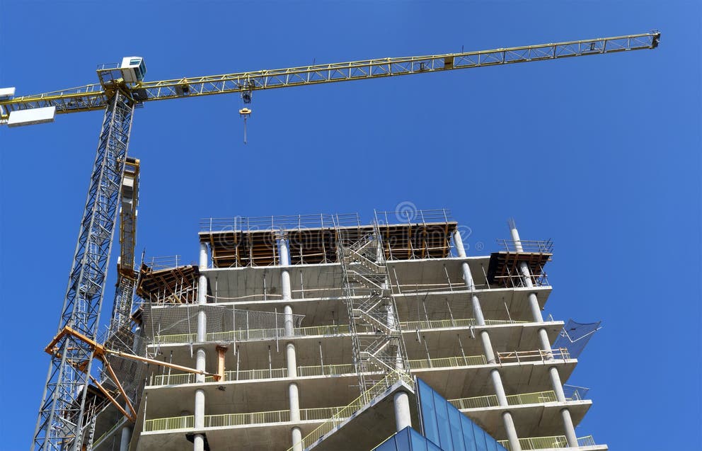 Construction Site of a Public Building Editorial Image - Image of work ...