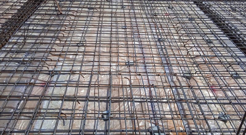 Construction Site Ready for Concrete Casting Stock Photo - Image of ...