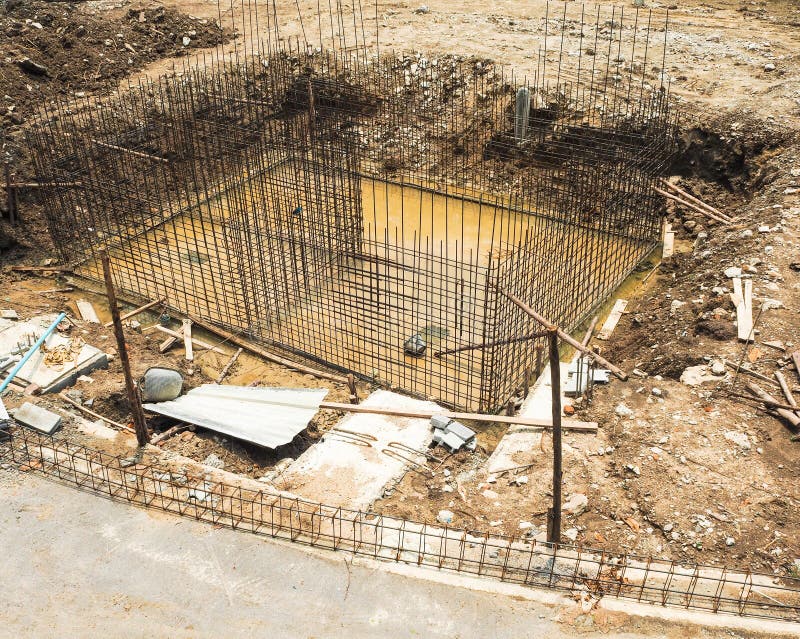 Construction site stock photo. Image of industry, horizontal - 53882522