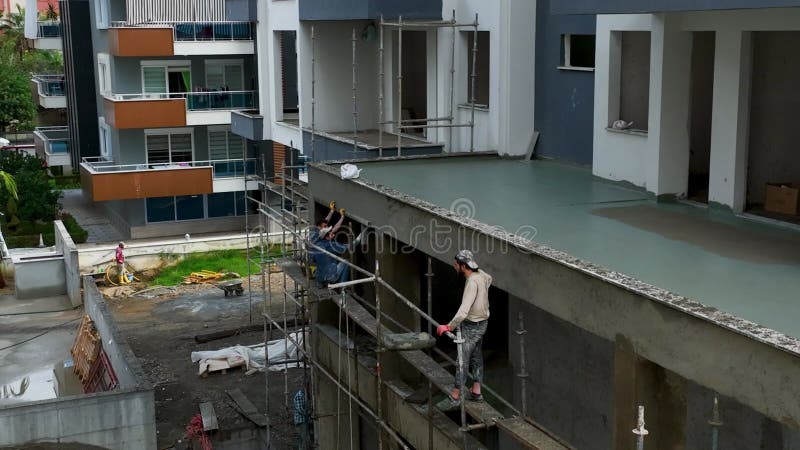 Construction Site in a Residential Building at the Final Stage of ...